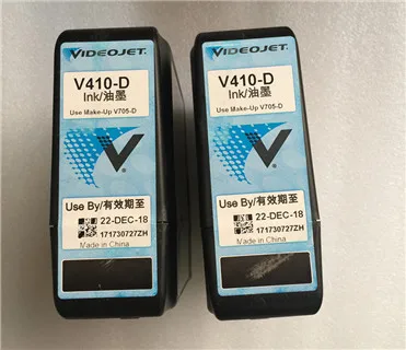 Original Videojet V410-d Ink Black 750ml For Videojet 1000 Series Cij ...