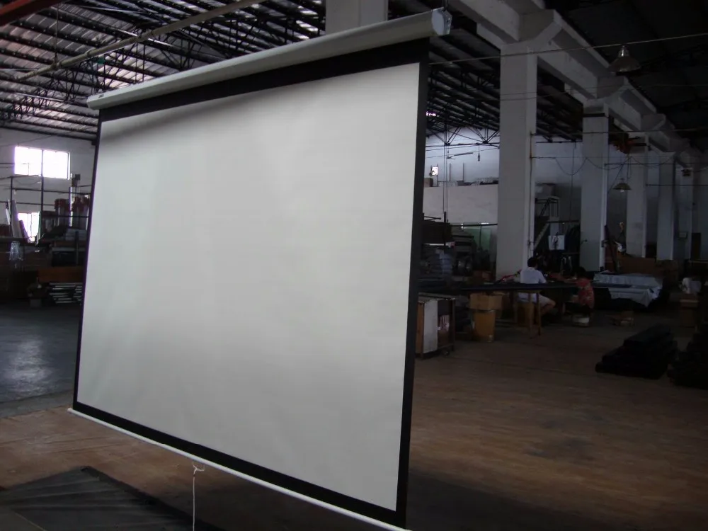 Office Manual Projector Screen /pull Down Projection Screen/pvc Matte ...