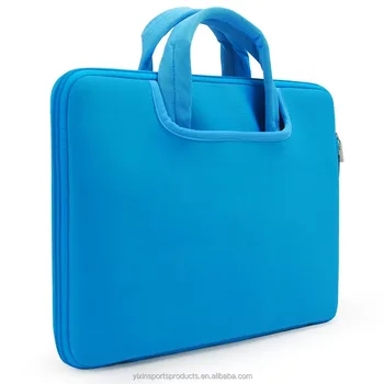 Macio Neoprene Laptop Sleeve Bolsa Alça Capa Notebook Case Dois Bolsos ...