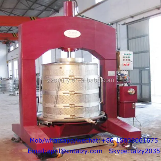 Hydraulic Grape Press Machine Diameter 800mm High Quality Wine Press ...