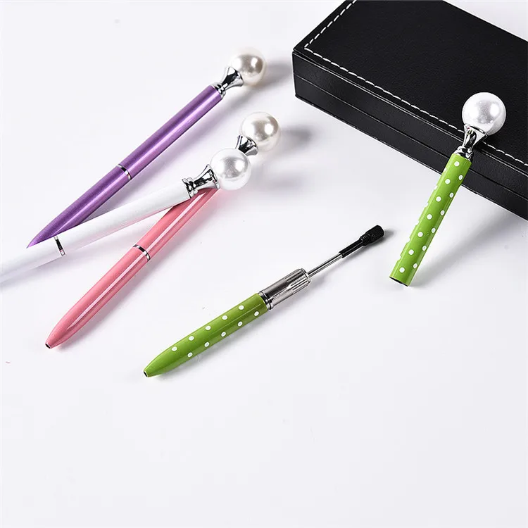 Business Gift Customization Pearl Queen Mace Pen Metal Ball Pen With ...