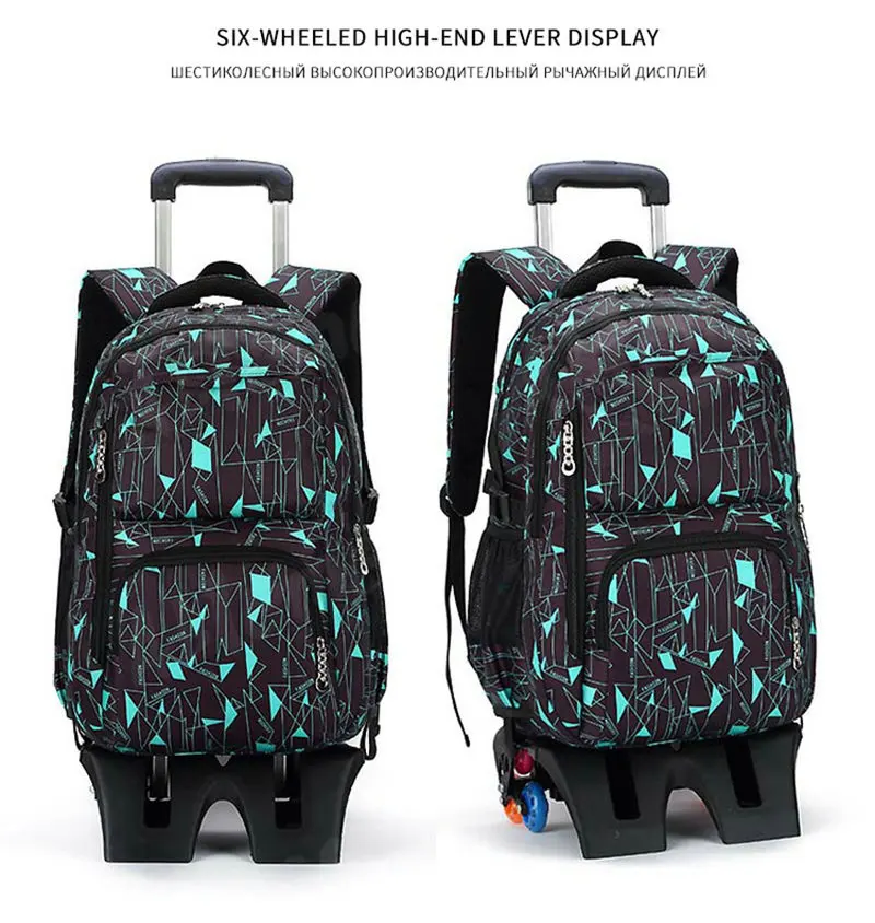Kids Trolley School Bag - Ultimate Convenience for Girls