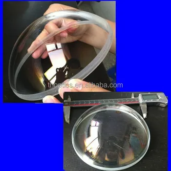 N-bk7 Optical Glass Dome,Large Diameter 136mm Meniscus Spherical Lens ...