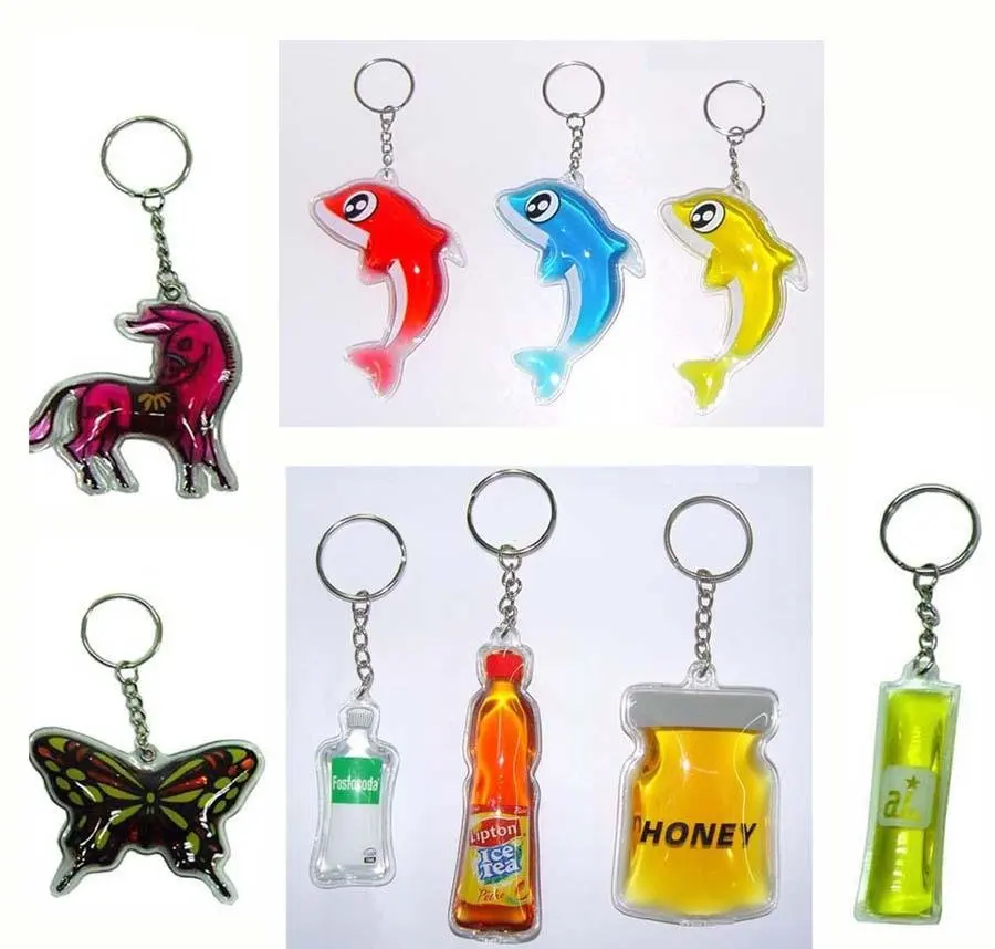 EAGLE OEM Custom Liquid Filled Soft Pvc Keychain for Promotion Gifts ...