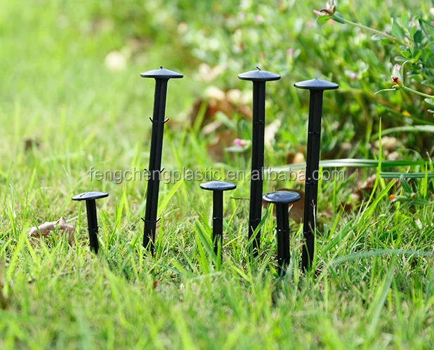 25cm Plastic Ground Peg Anchor Ground Nails - Buy Plastic Weed Peg,Weed ...