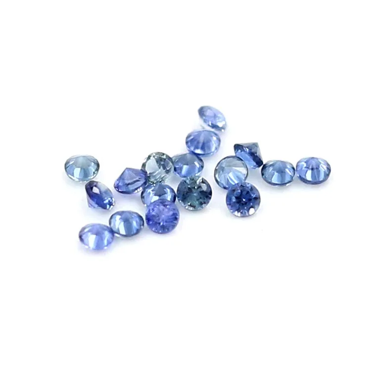 1.0mm Treatment Natural Light Blue Sapphire Sapphire Loose Gemstones ...
