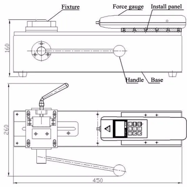 Manual Horizontal Terminal Pulling Force Tester Price - Buy Pulling ...