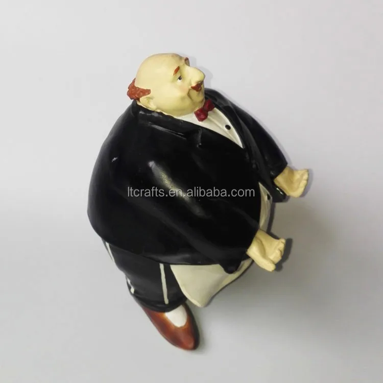 Kitchen Decoration Fat Figurine Type Table Custom Polyresin Chef ...
