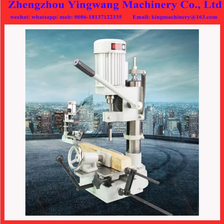 Small Wood Working Square Round Hole Wood Drilling Machine - Buy Wood ...
