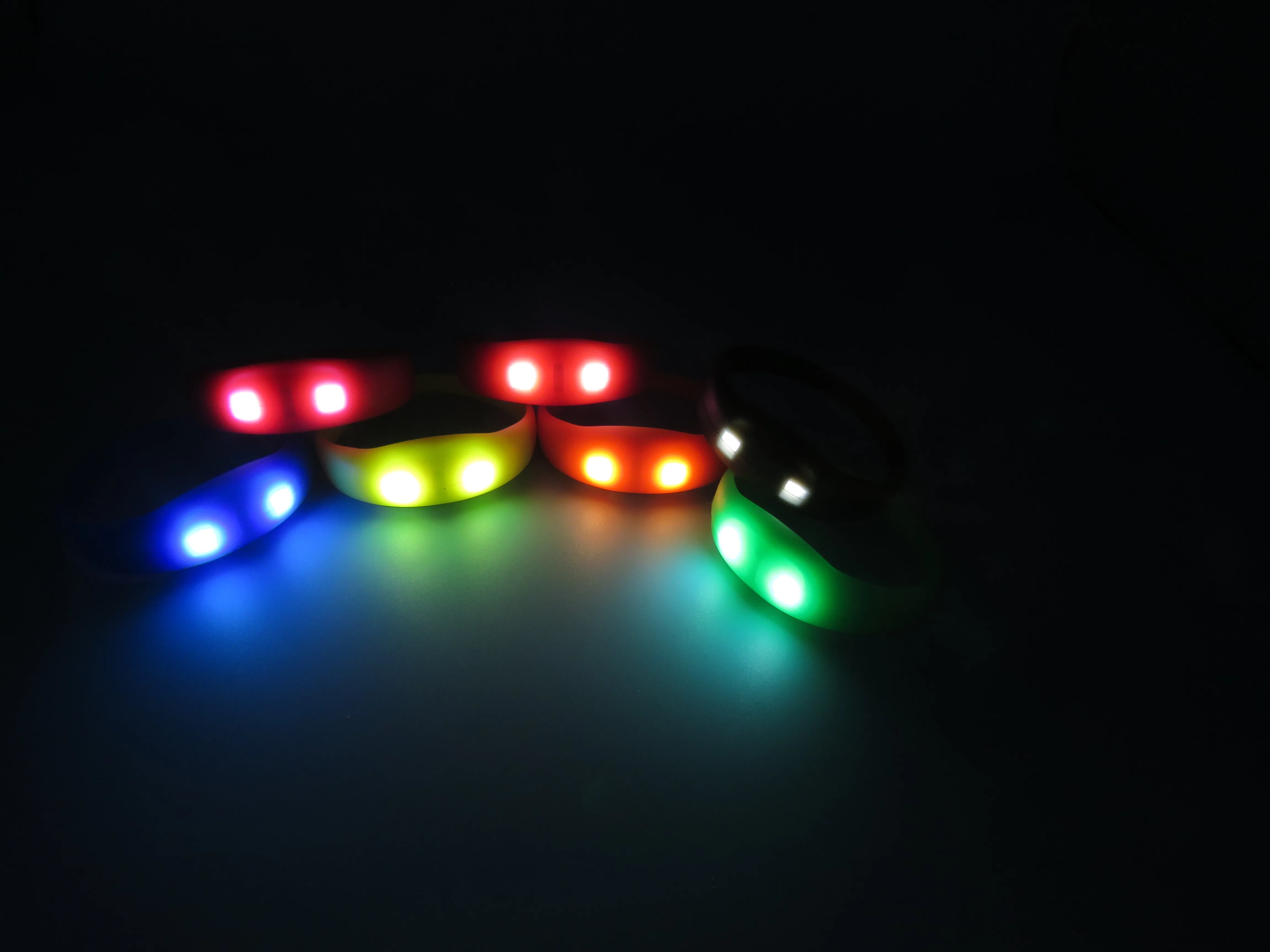 Party Multicolor Led Bracelet Light Up Bracelet Tpu Bracelet - Buy ...