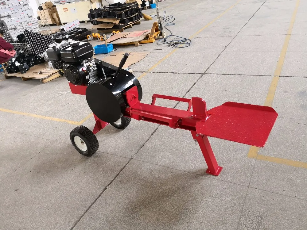 18 Ton Heavy Kinetic Log Splitter Dual Flywheel Log Splitter Wood ...