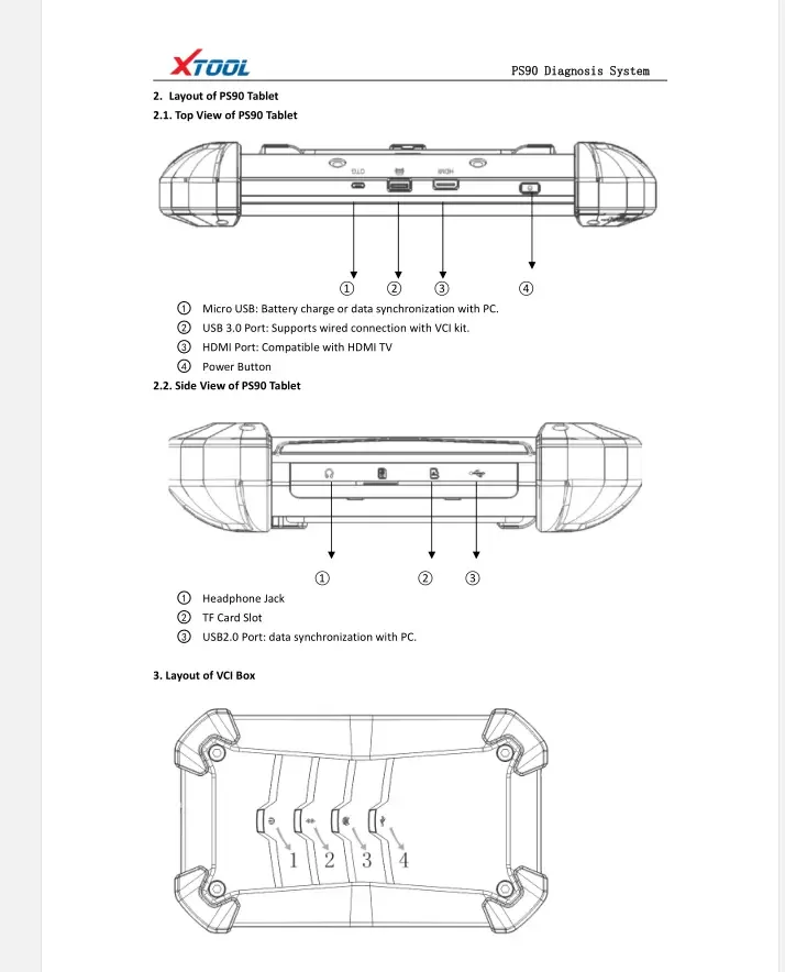 Xtool PS90 - High Performance Universal Car Diagnostic Tool