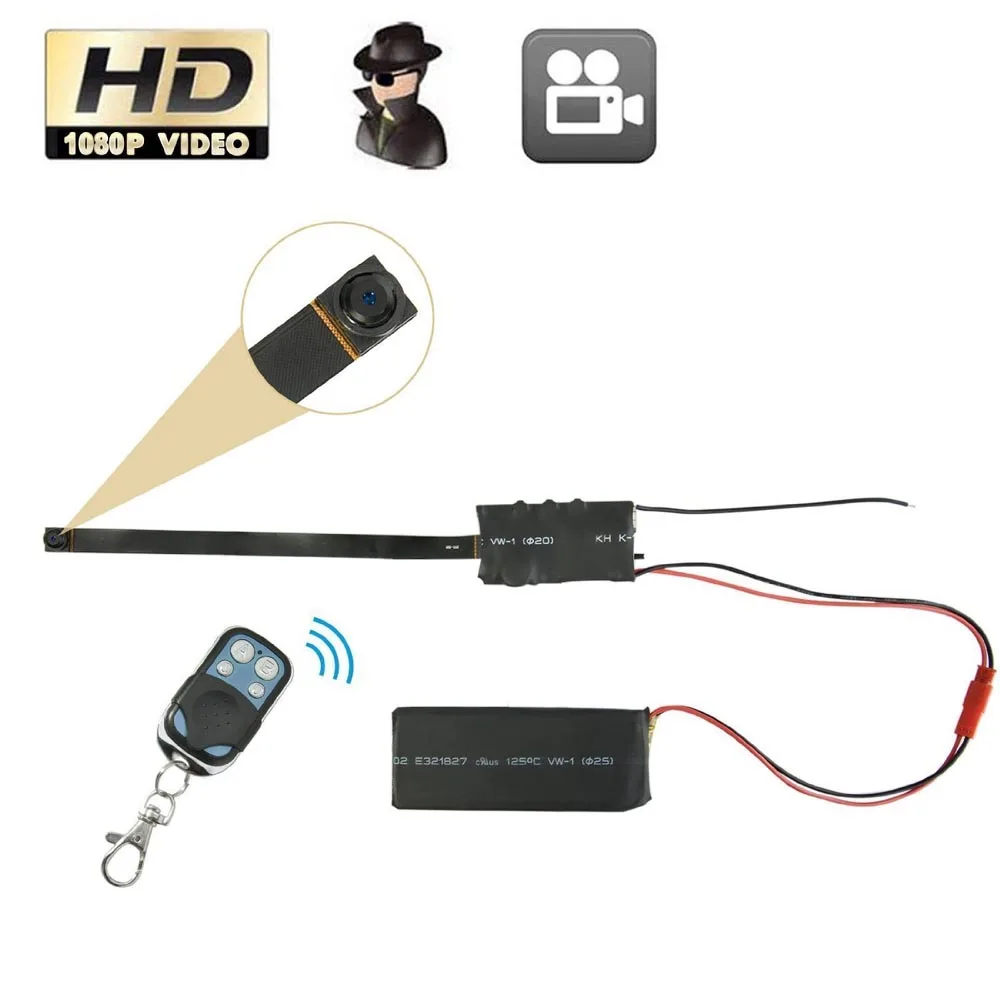 Hd 1080p Diy Hidden Camera Module Motion Detection Loop Recording Mini ...