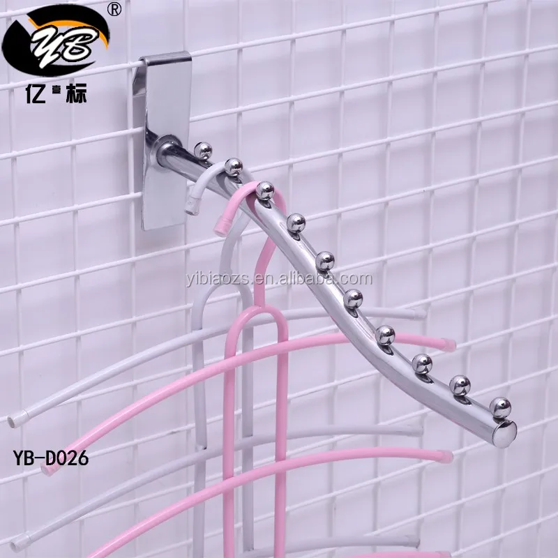 Metal Hanger Clothing Hooks Display Mesh Hooks Hanging Mesh Hooks - Buy ...