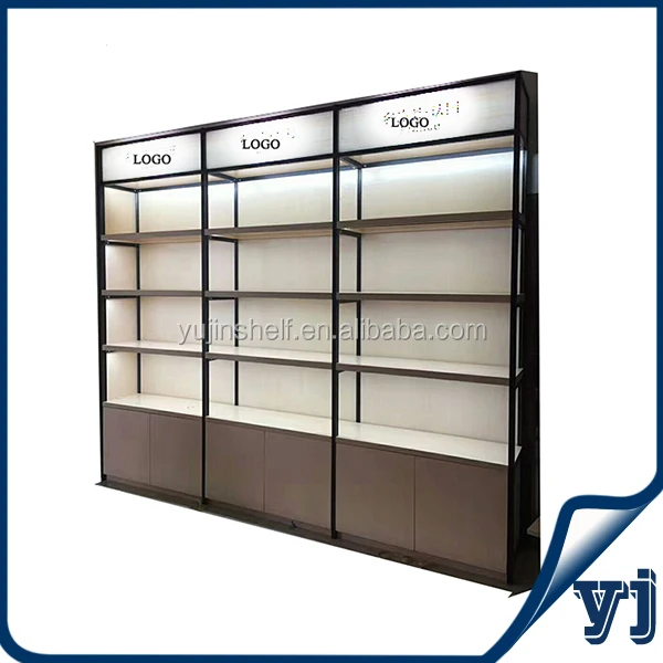 Yujin Factory Light Duty Metal Wood Convenience Shop Display Racks With ...