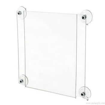 Acrylic Glass Door Signs,Window Mounted Sign Frame Holders,Lucite Ad ...