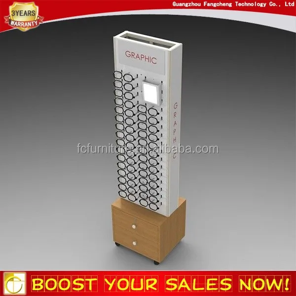 Round Floor Standing Rotating Glasses Display Stand Rack For Eyewear ...