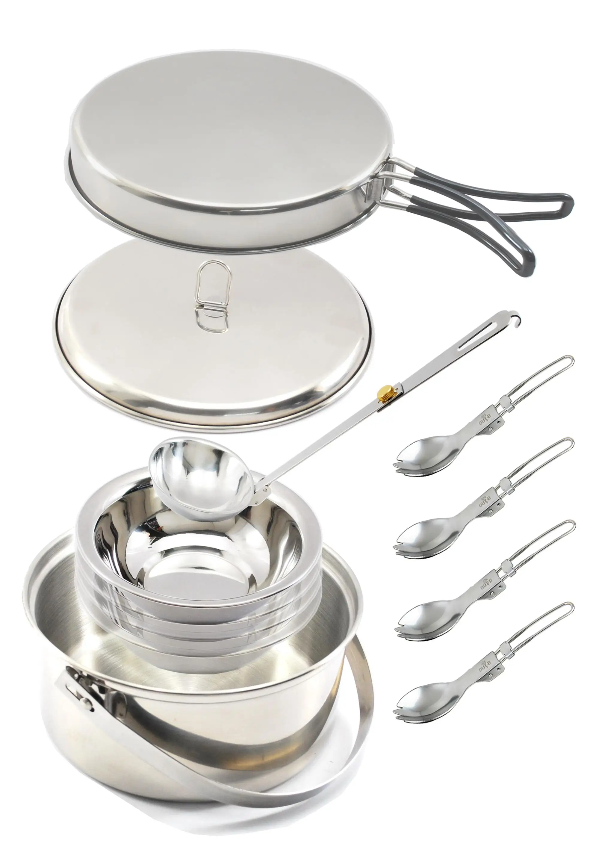 Wholesale Outdoor Cooking Mess Kit - Portable Camping Cookware