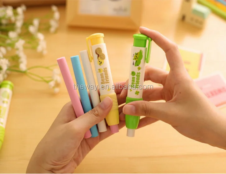 Retractable Stick Erasers - Buy Stick Eraser,Eraser Pen,Pencil Eraser ...
