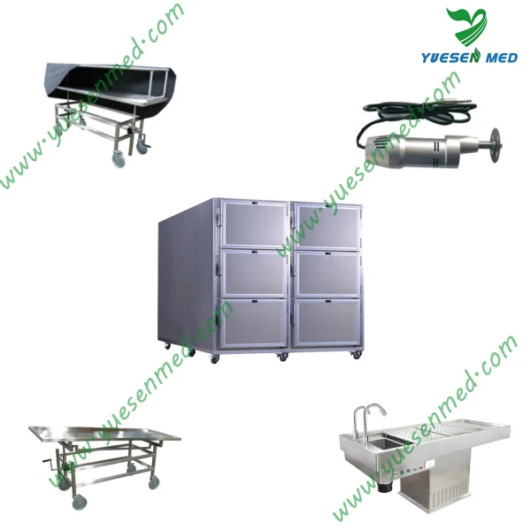 Ystsc-2c Stainless Steel Funeral Mortuary Mobile Morgue Trolley Bed ...