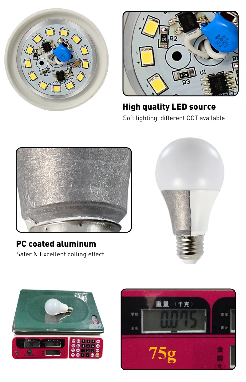 Lamp E27 E7 Led Filament Bulb Direct Buy In China Bulb Lights A19 A60 ...
