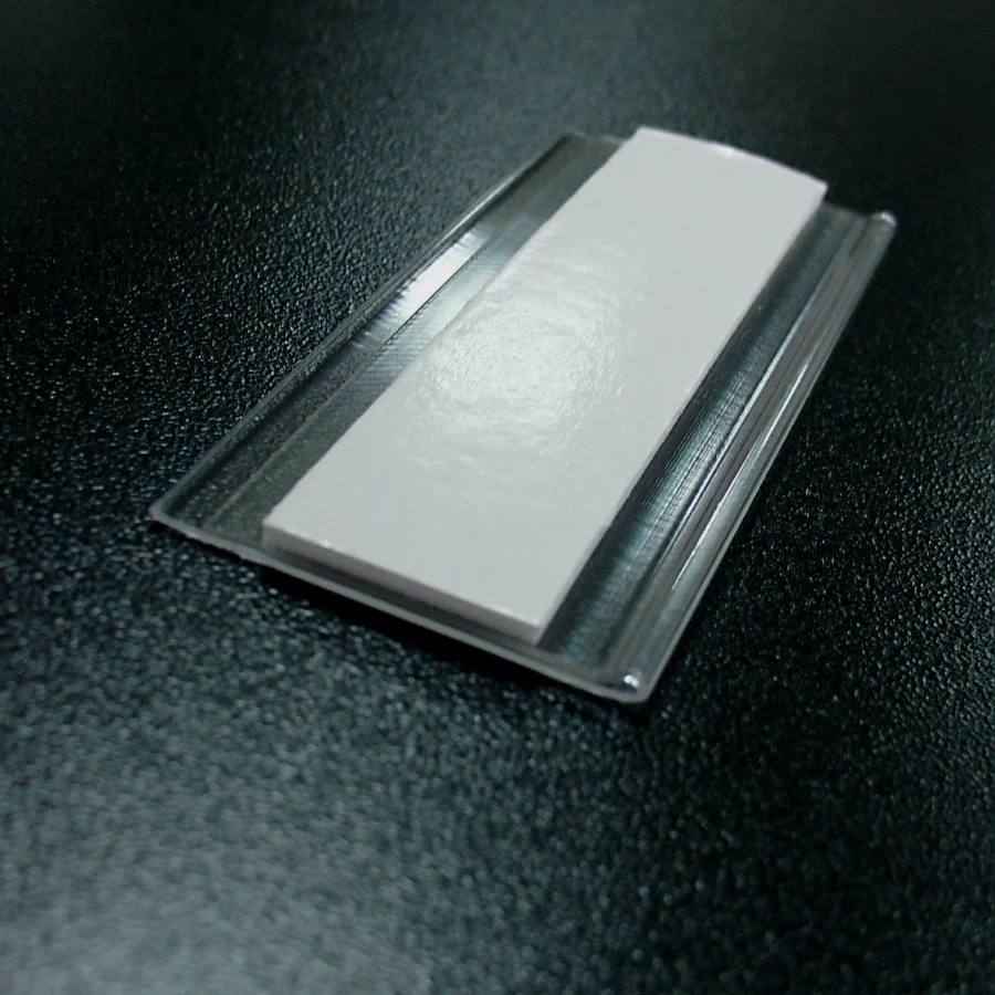 30mm Super Clear Petg Label Holder With 3m Adhesive Tape - Buy Petg ...