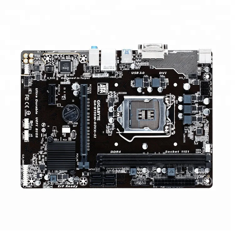 New B150 Motherboard For Gigabyte Ddr4 1151 Board Ga-b150m-d3vx-si ...