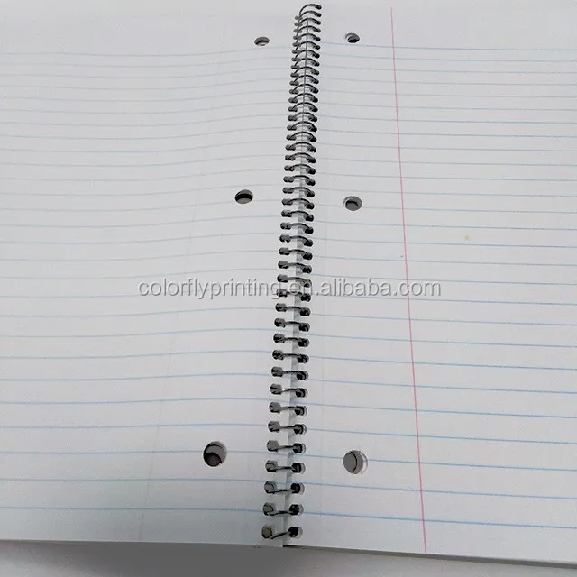 Custom 1 Subject College Ruled Yellow Cheap Bulk Spiral Notebooks ...