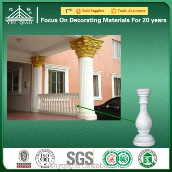 Grc Column Railing Gypsum Roman Pillar Column Stair Handrail - Buy ...