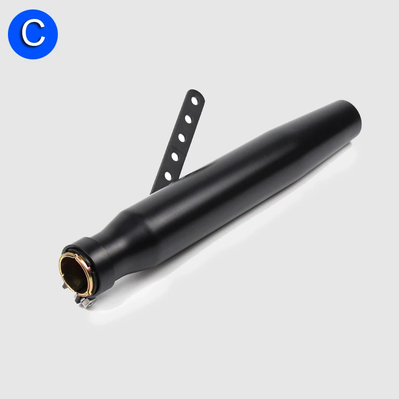 Vintage Motorcycle Exhaust Muffler Modified Retro 39-64mm Harley ...