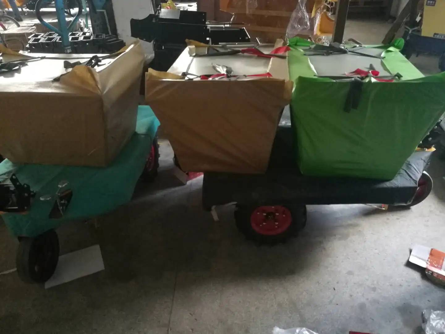 Platform Trolley Battery Powered Hand Diesel Motor Transport Trolley ...
