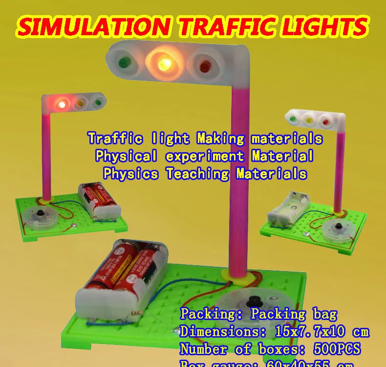 Simulation Traffic Lights Diy Science Experiment Model Toys Students ...