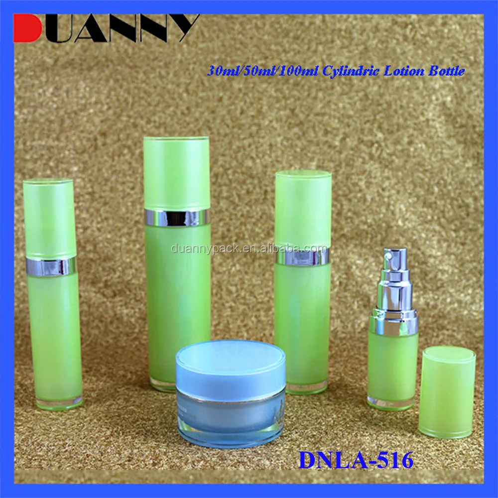 Wholesale Round Cosmetic Jars And Bottles Skin Care Set Packaging - Buy ...
