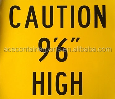 Custom Waterproof Iso Standard Shipping Container Sticker Decal - Buy ...