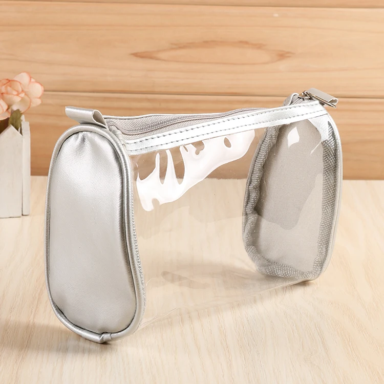 Transparent PVC Drawstring Bag for Cosmetics & Toiletries