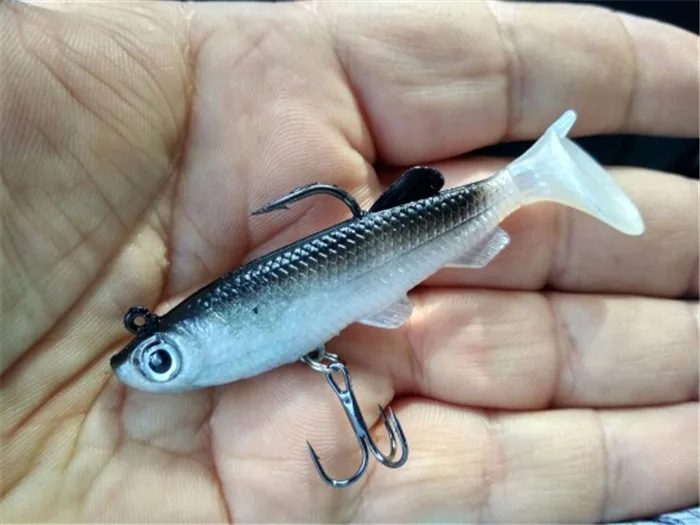 Youme 5pcs/lot Grey Soft Lure 8.5cm 16g Wobblers Artificial Bait ...