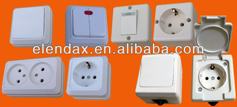 S2001 Surface Mount Light Switch - European Style