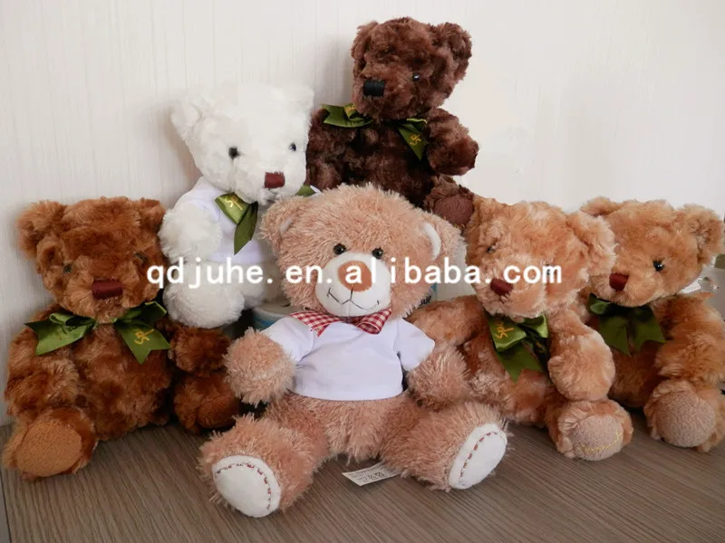 Cheap Teddy Bears Plush Toy With Sublimation T-shirt Lovely Animal ...