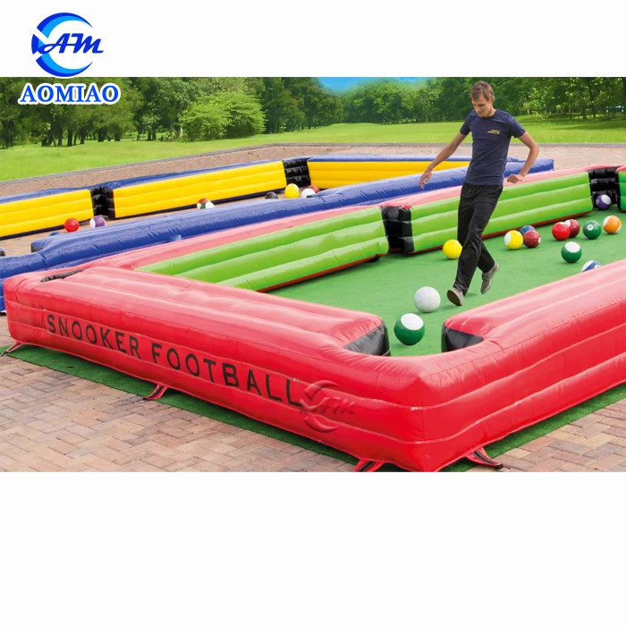 Attractive Inflatable Snooker Ball Game Playground Soccer Pool Table ...