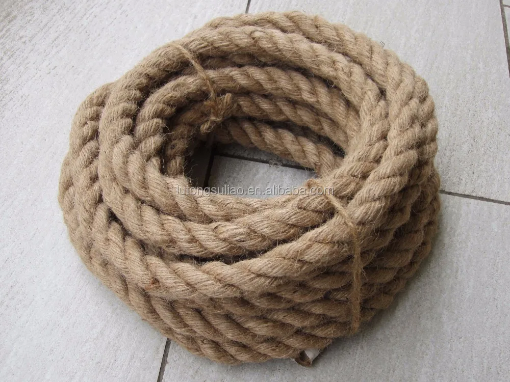 30mm Natural Fiber Jute Rope,Jute Cord 100m Roll - Buy 30mm Jute Rope ...