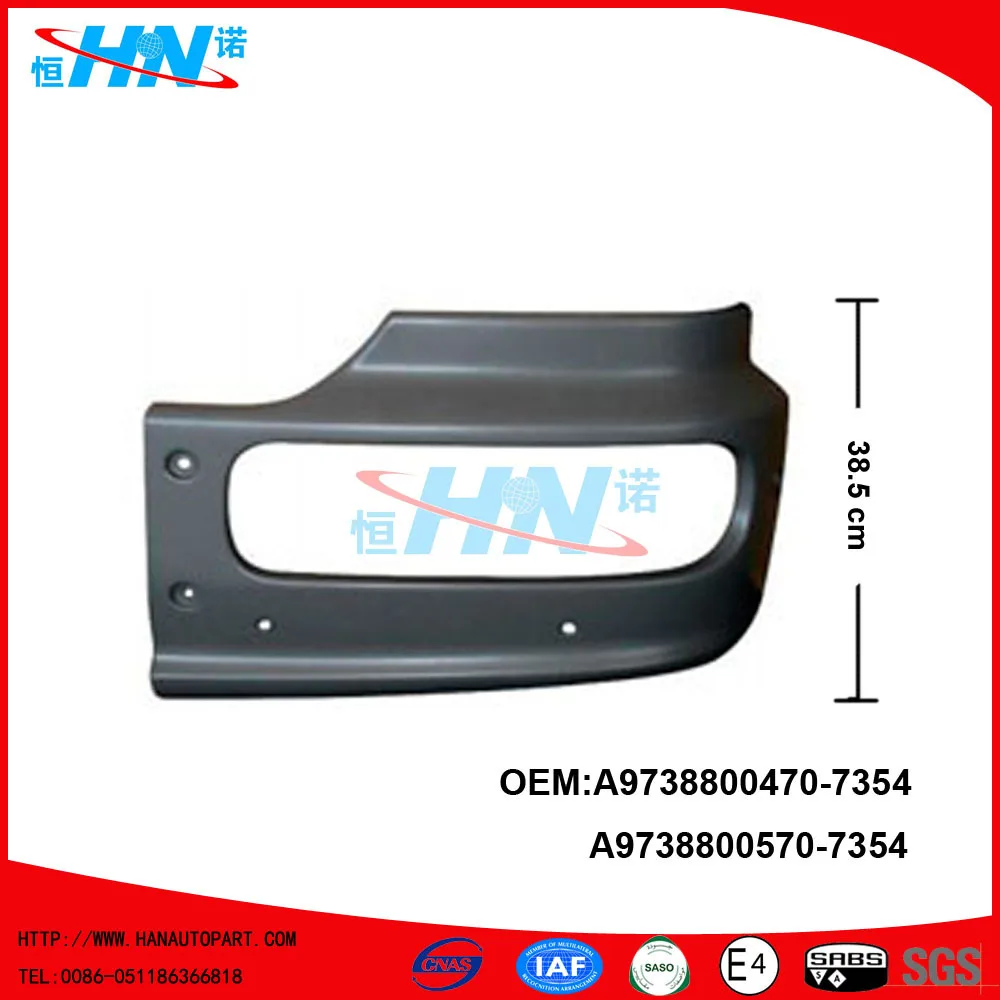 Corner Bumper 9738800470 9738800570 Truck Parts For Mercedes Spare ...
