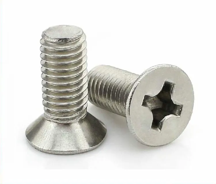 DIN 965 ISO 7046 스테인레스 스틸 M3 M4 M5 M6 접시 크로스 오목 기계 나사| Alibaba.com