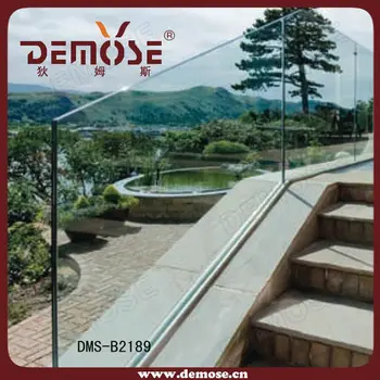 Frameless Glass Guard Railing For Ramp Areas - Buy Glass Guard Railing ...