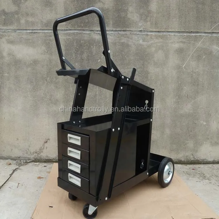 Hand Trolly Push With Handle Welding Cart - Buy Welding Cart,With ...