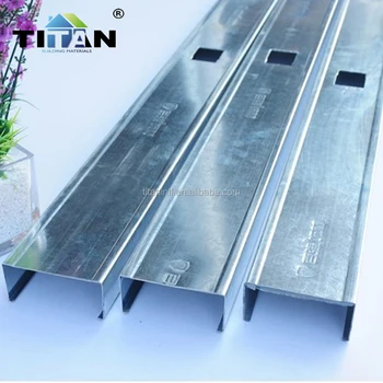 Galvanized Light Steel C Channel Specification - Buy Galvanized Steel C ...