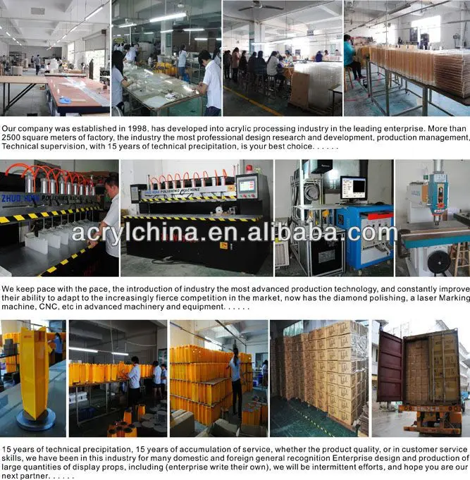 Customized Large Clear Acrylic Camera Display Box SW-543