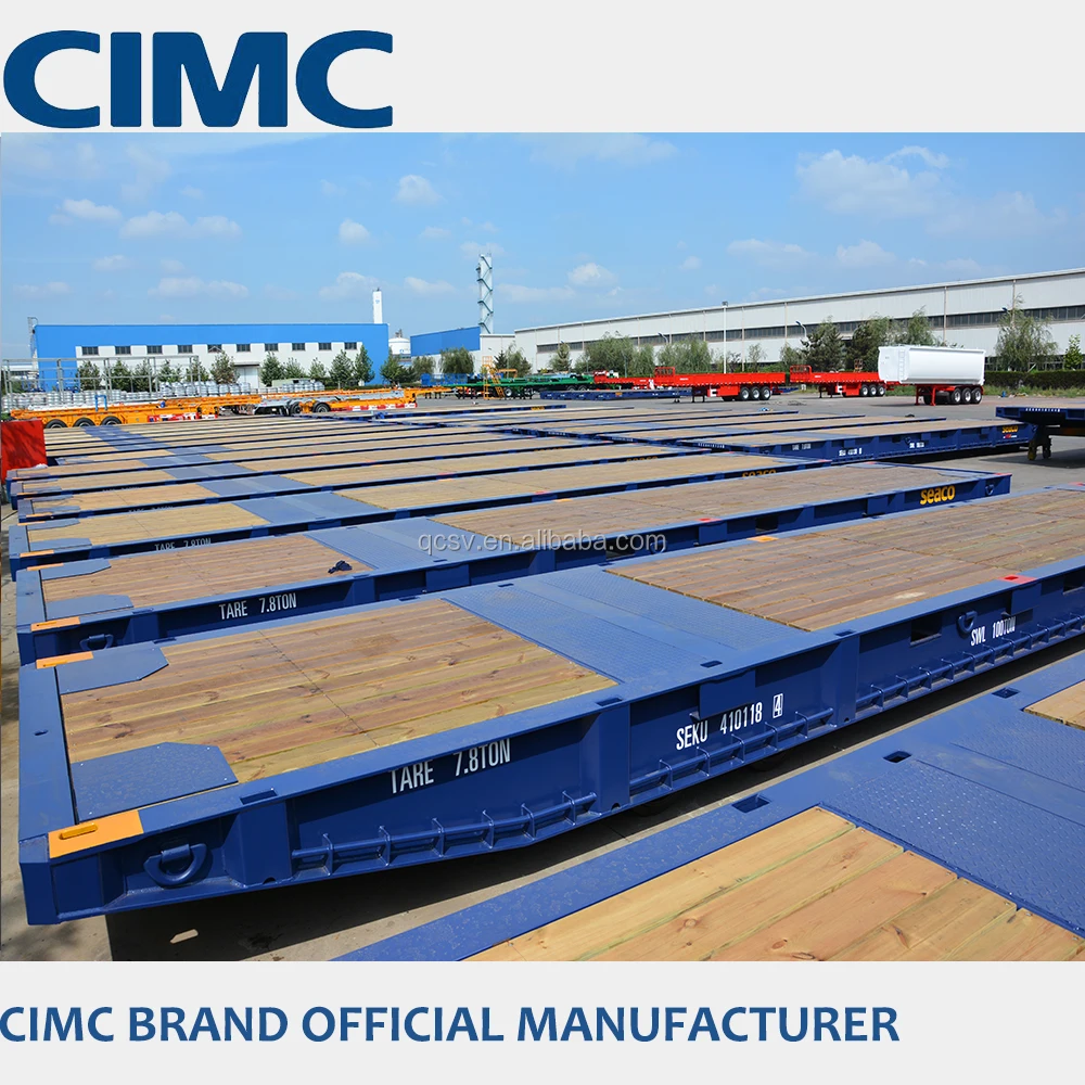 100ton Gooseneck 40ft 45ft Mafi Trailer Roro Trailer - Buy Gooseneck ...