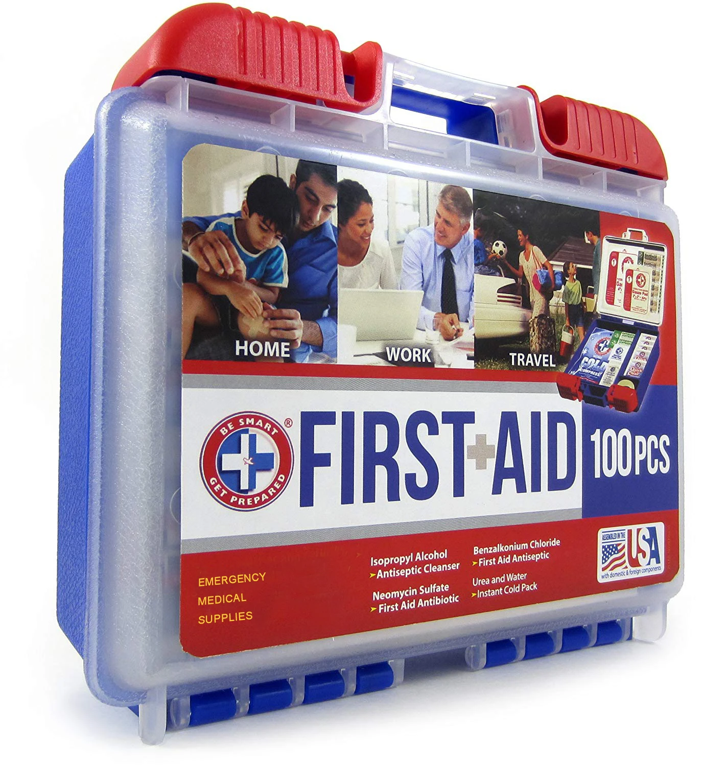 Multi-functional Emergency Abs First Aid Kit Box Mini Travel First Aid ...