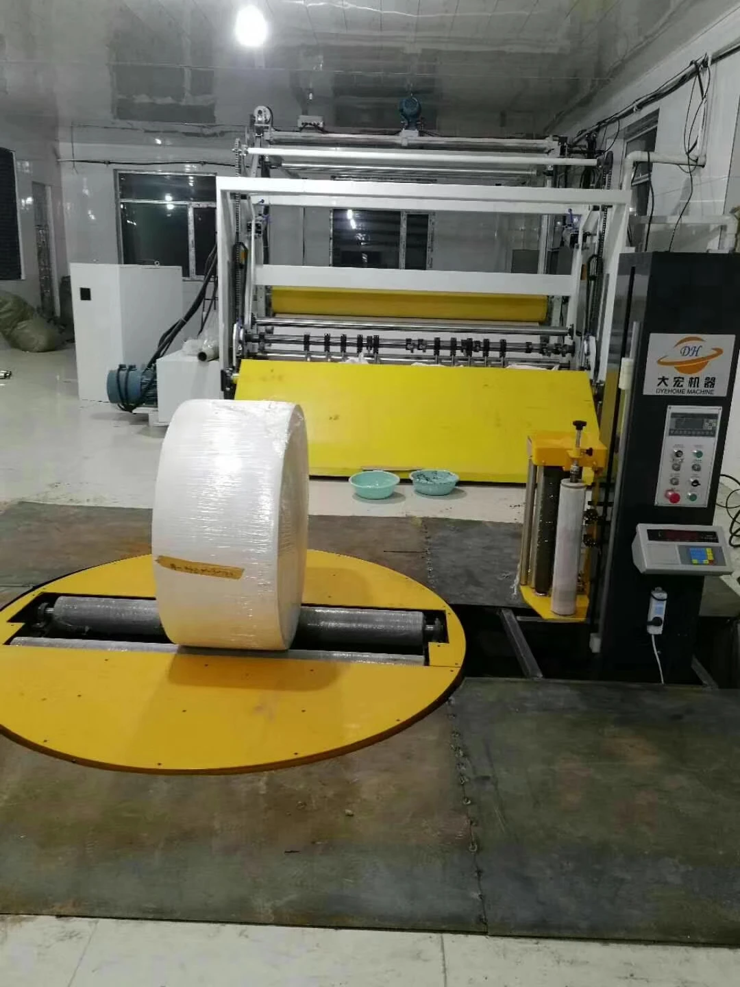 Reel Wrapper/paper Roll Wrapping/cylindrical Stretch Film Wrapping ...