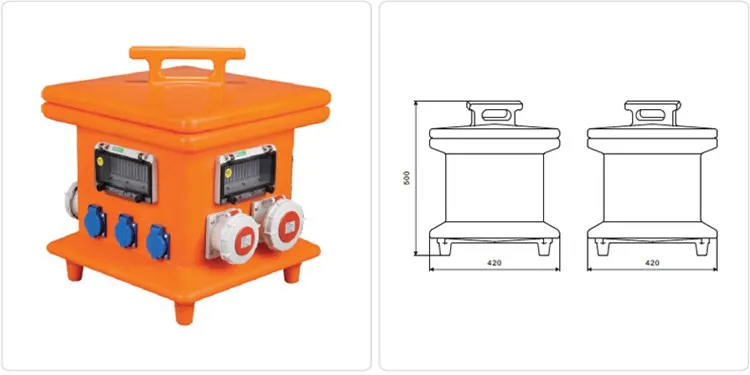 Customize High Quality Portable Combination Distribution Box Waterproof Plastic Industrial ...